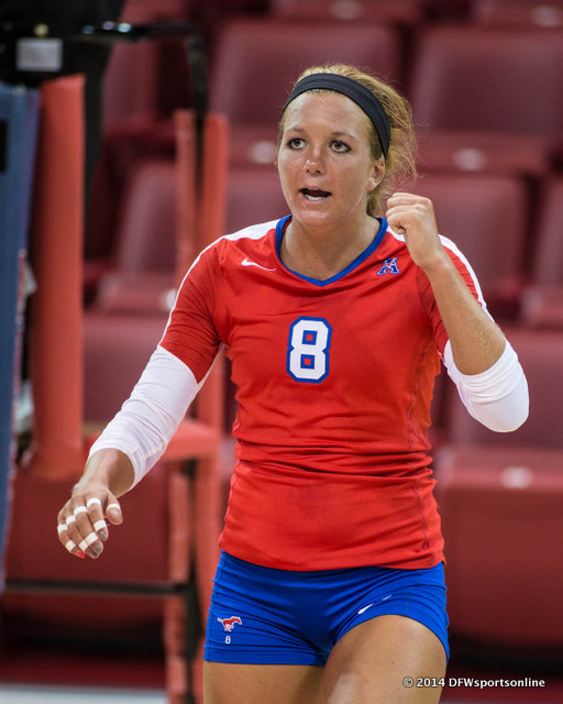 SMU Volleyball Defeats East Carolina | DFWsportsonline